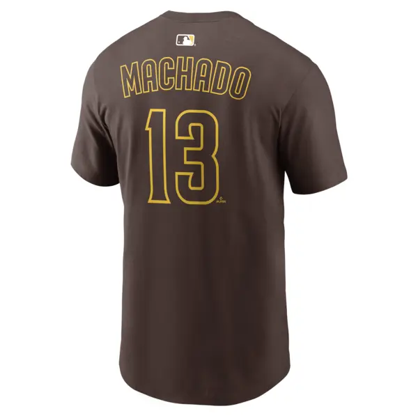 Nike Manny Machado San Diego Padres Mlb T-shirt - Brown