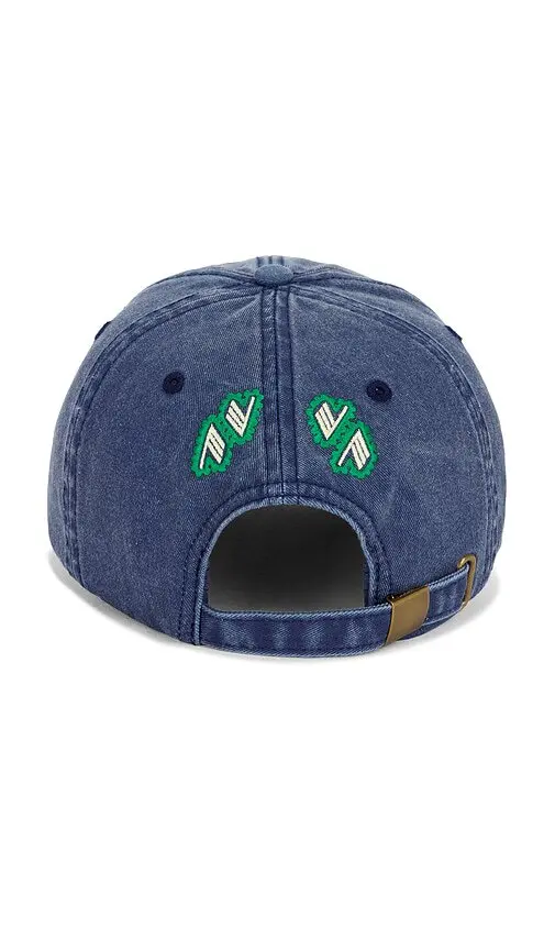Attico Embroidered Cotton Baseball Cap - Navy