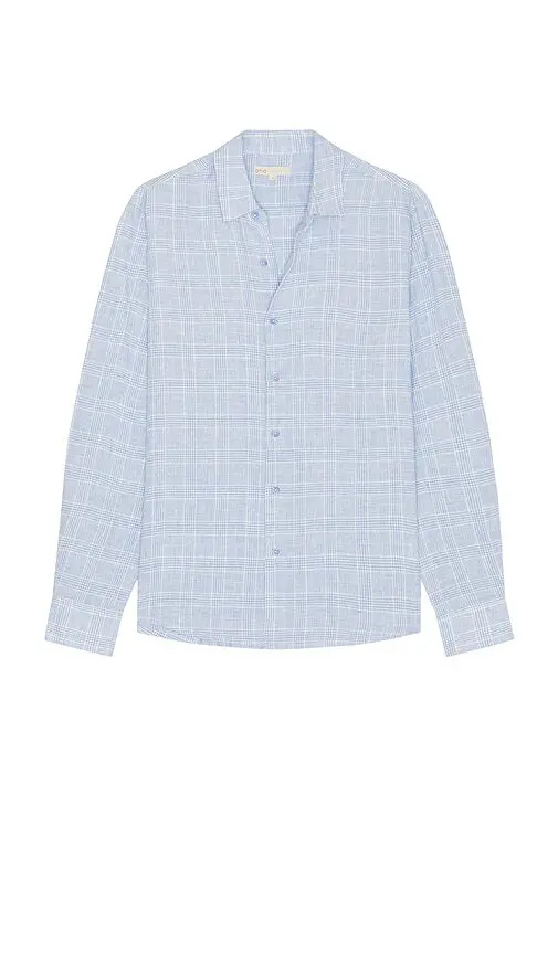 Onia Linen Long Sleeve Shirt In . Also
