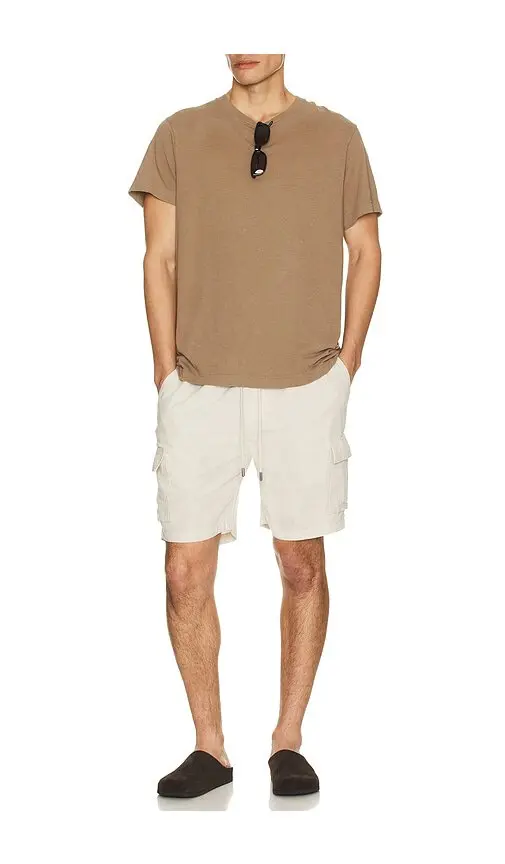Onia Air Linen Pull On Cargo Short