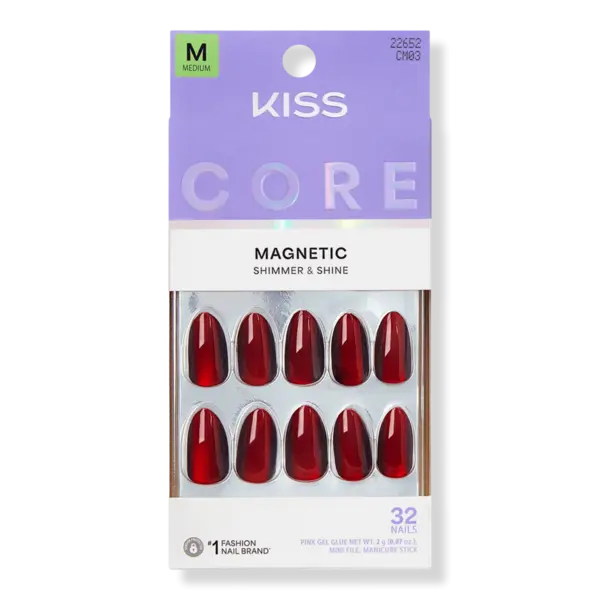 Kiss Core Magnetic Press On Nails - Apple Blossom