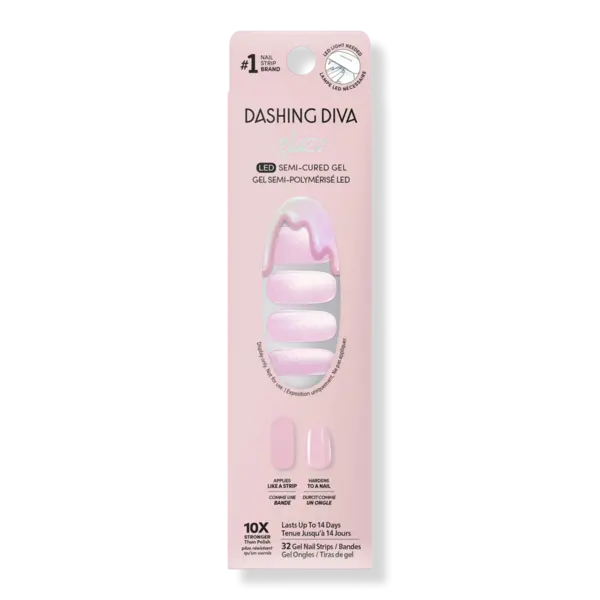 DASHING DIVA Glaze Design, Semi-cured Gel Nail Polish Stickers - Hula Knows