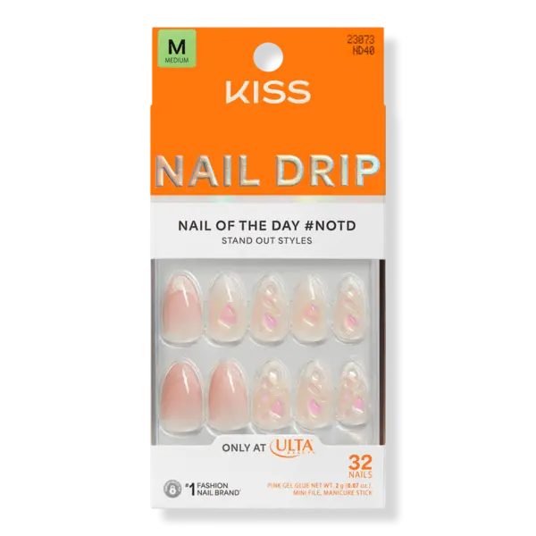 Kiss Drip Press On Nails - Vivid