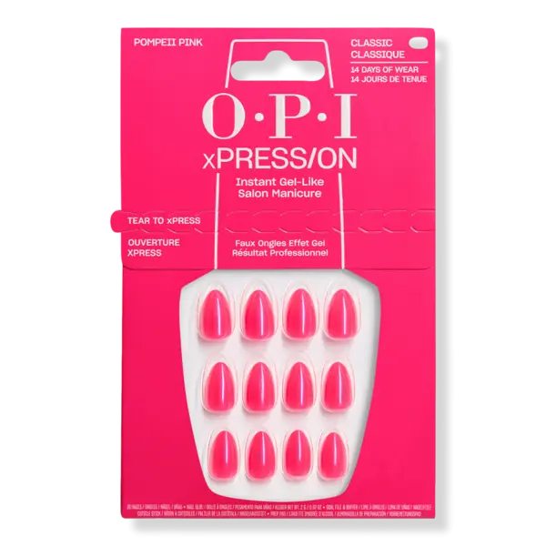 OPI Xpress/on Spring Collection - Pompeii Pink