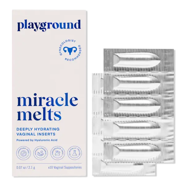 PLAYGROUND Miracle Melts Deeply Hydrating Vaginal Inserts