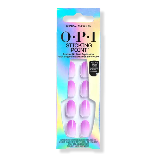 OPI Sticking Point Press On Nails - Ombreak The Rules