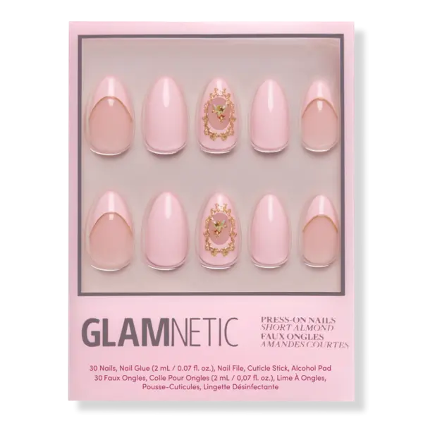 GLAMNETIC Lover's Crest Press-on Nails - One-color