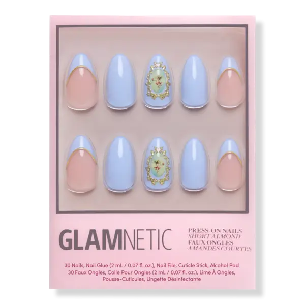GLAMNETIC Angel In Blue Press-on Nails - One-color