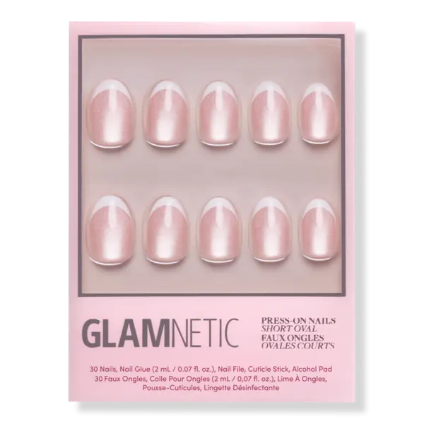 GLAMNETIC Angelic Touch Press-on Nails - One-color