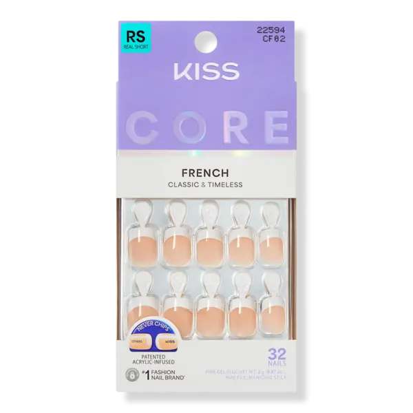 Kiss Core French Press On Nails - If You Dare