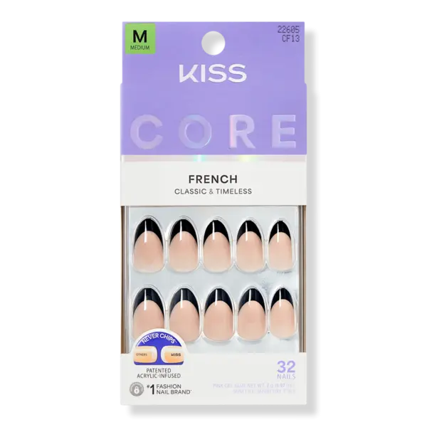 Kiss Core French Press On Nails - Full Of Fun