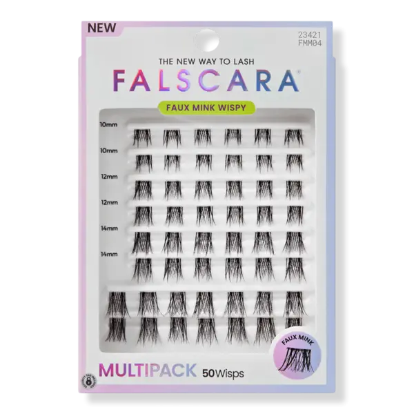 Kiss Falscara Multipack Lash Extension Kit Mink Wispy - One-color
