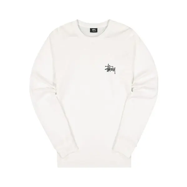 StÜssy Basic Long-sleeve Tee - White