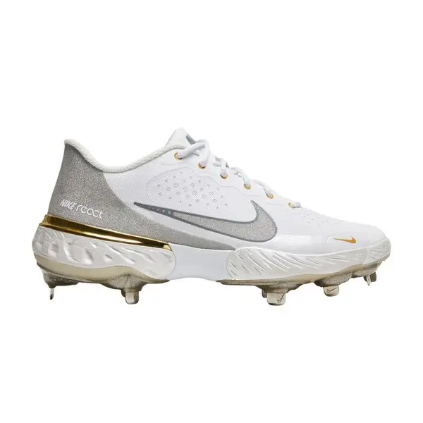 Nike Alpha Huarache Elite 3 Low Baseball Cleats - White