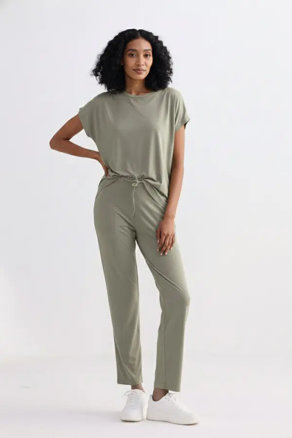 REISTOR Relaxed Tee Set - Olive