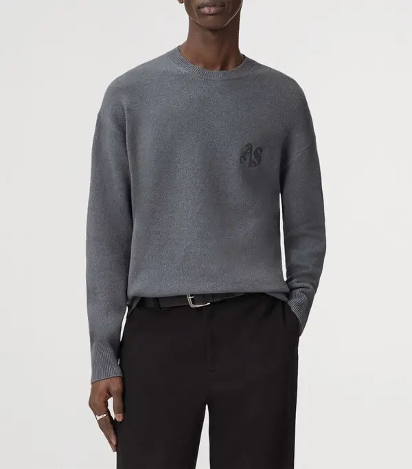 ALLSAINTS Monogrammed Icon Sweatshirt