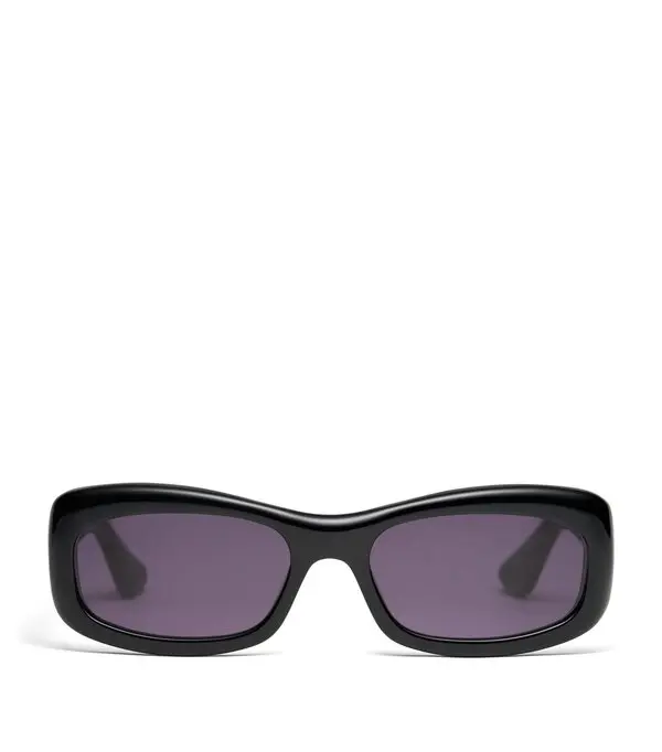 PORT TANGER Acetate Saudade Sunglasses - Black