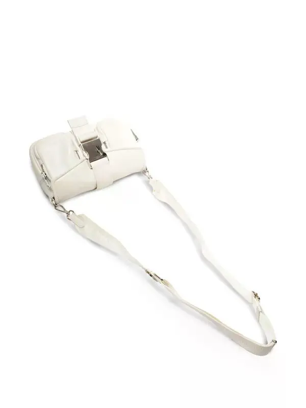 Prada 2015-2025 Buckle Shoulder Bag - White