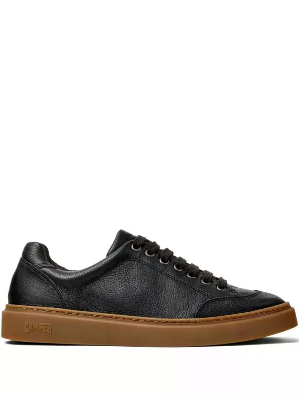 Camper Twentyfive Leather Lace-up Sneakers - Black