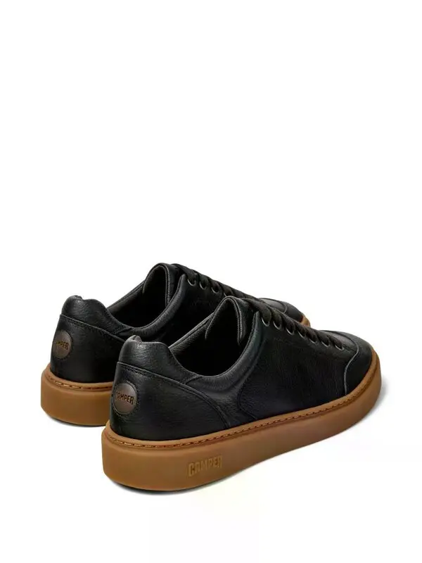 Camper Twentyfive Leather Lace-up Sneakers - Black
