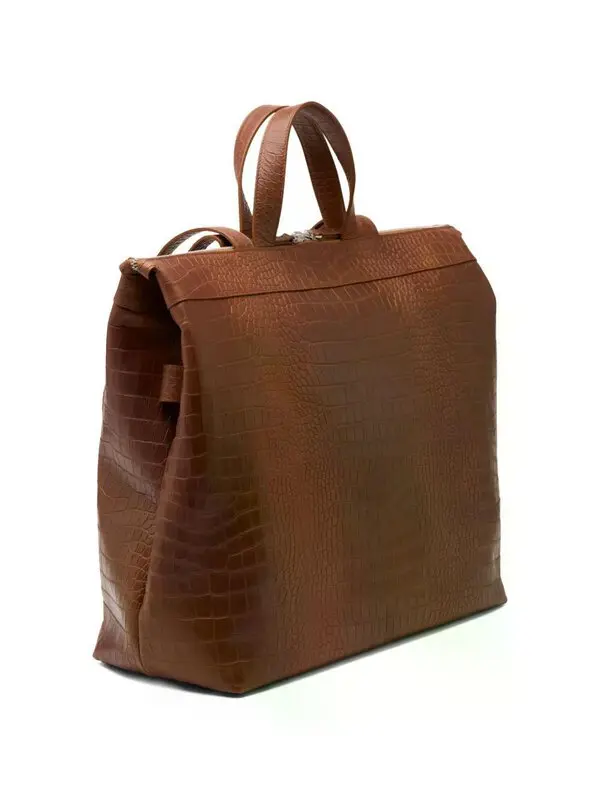 Marsèll Borso Croc-embossed Tote Bag