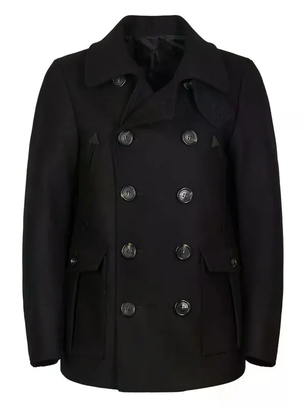 Dsquared2 Double-breasted Coat With Pockets