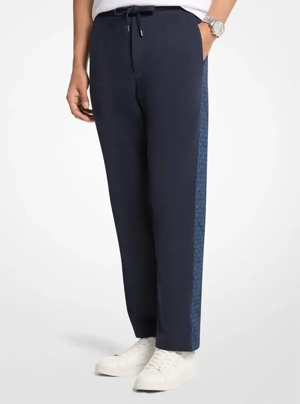 Michael Kors Cotton Blend Track Pants In Size By