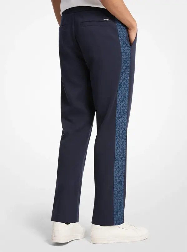 Michael Kors Cotton Blend Track Pants In Size By