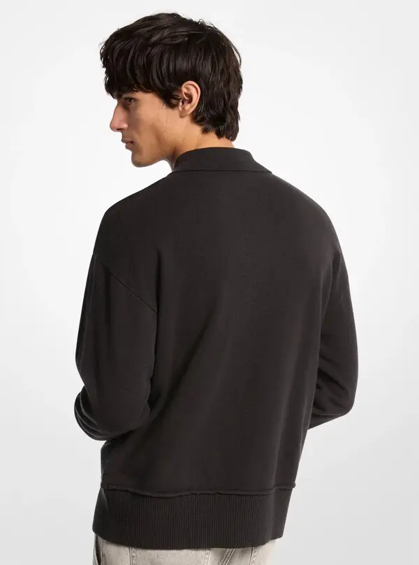 Michael Kors Merino Wool Polo Sweater