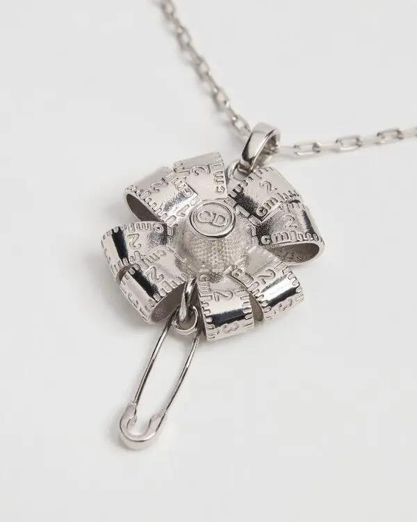 Dior Couture Charms Clover Pendant Necklace