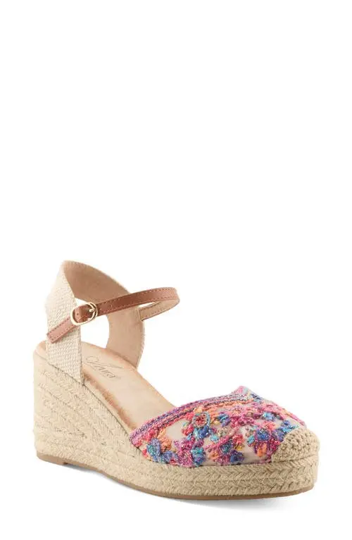 SPRING STEP SHOES Espadrille Platform Wedge Sandal