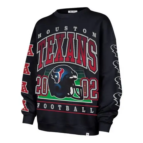 '47 Houston Texans Go Big Oversized Pullover Sweatshirt
