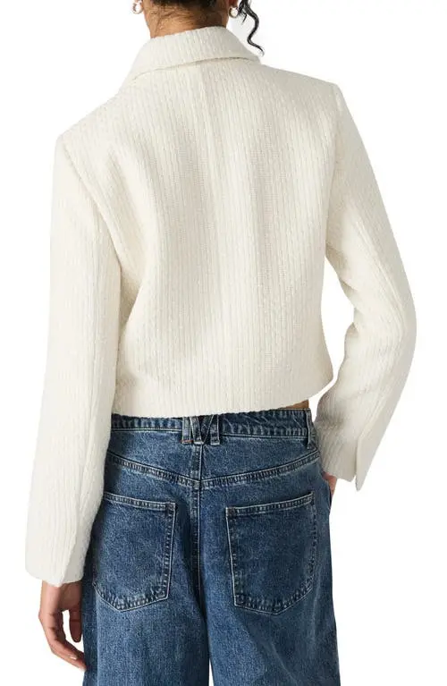 Steve Madden Alise Crop Knit Jacket