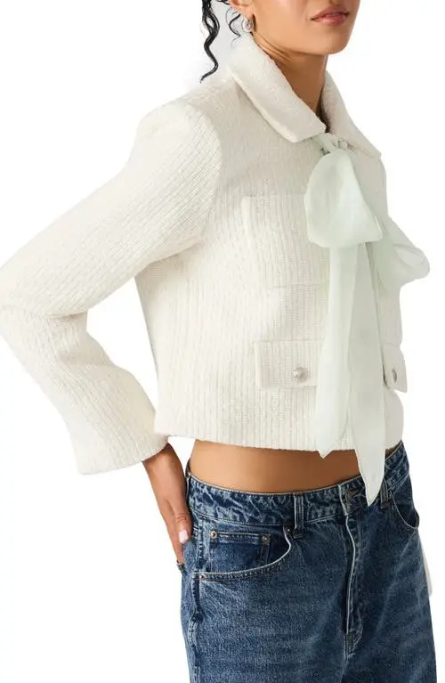 Steve Madden Alise Crop Knit Jacket