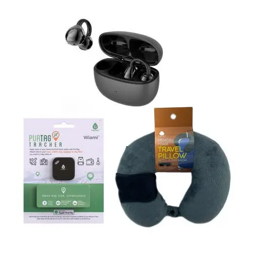 PURSONIC Travel Essentials Bundle - Black