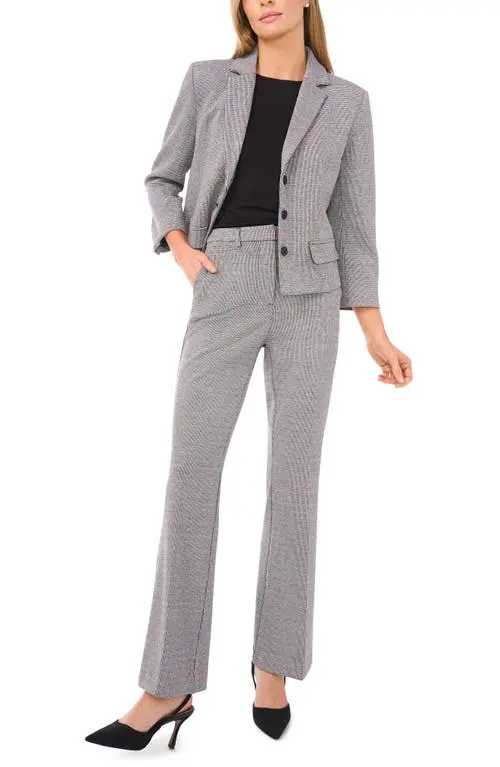 Halogen Houndstooth Cropped Blazer