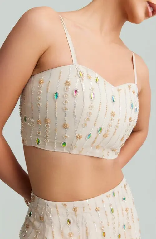 HOLICHIC Isha Beaded Crop Camisole