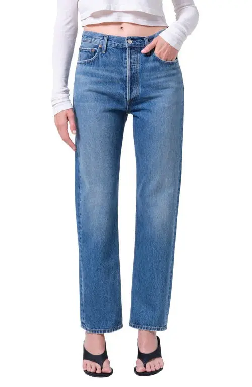AGOLDE 90s Pinch High Waist Straight Leg Jeans - Circulate Ind