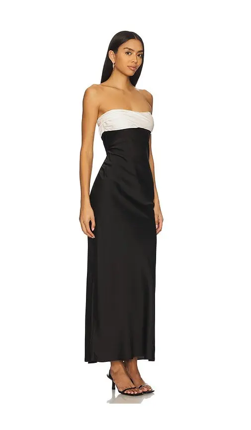 NIA Maxi Dress With Colorblocked Detail