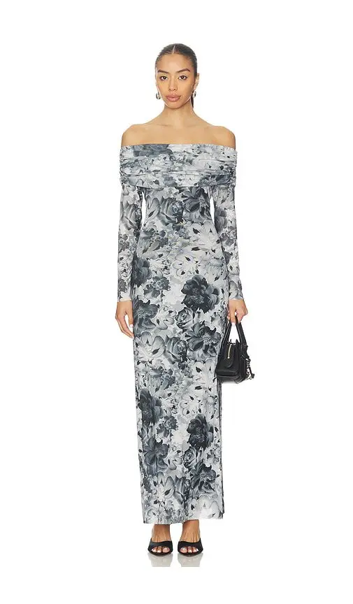 Steve Madden Ashby Off-shoulder Maxi Dress