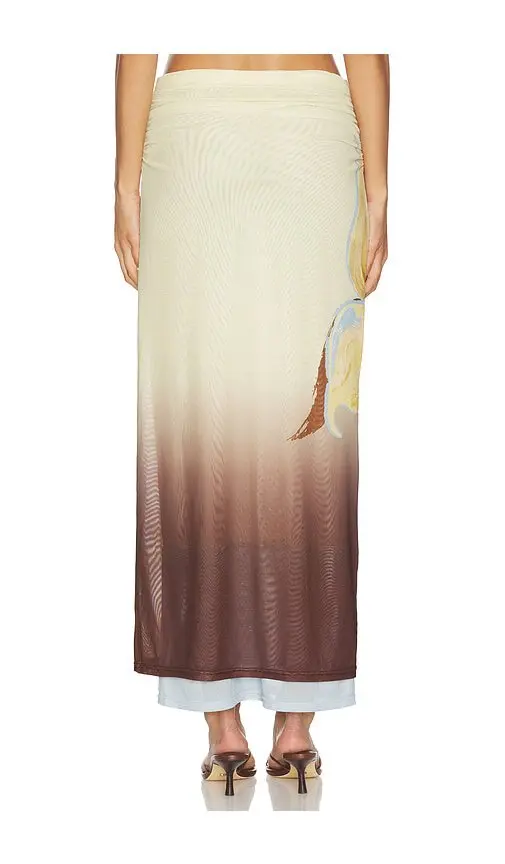 SOVERE / Dahlia Printed Mesh Skirt