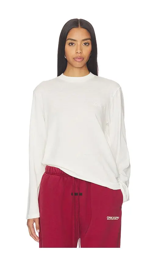 Fear Of God Classic Fit Long Sleeve Tee - Ivory