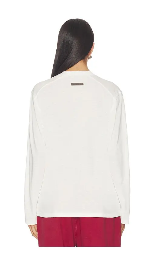 Fear Of God Classic Fit Long Sleeve Tee - Ivory