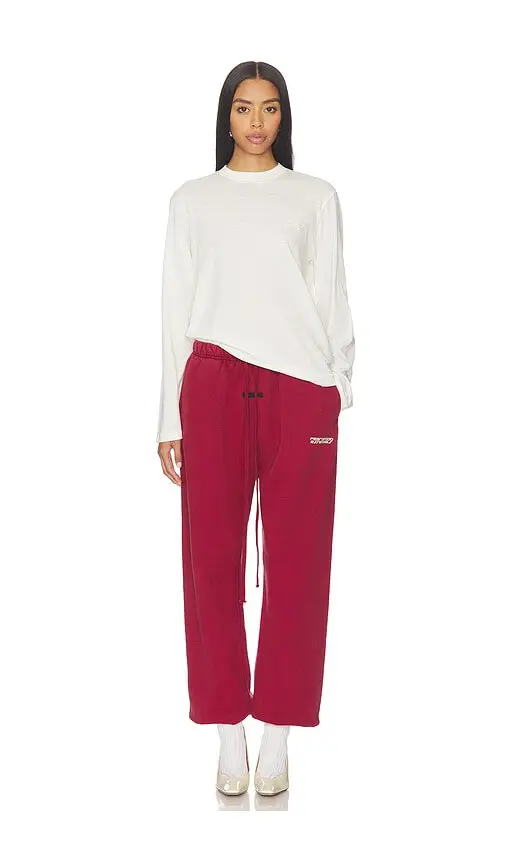 Fear Of God Classic Fit Long Sleeve Tee - Ivory