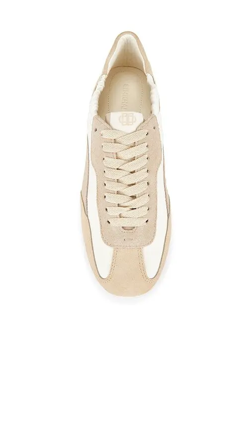 Simkhai Georgie Leather Combo Sneakers - Cream