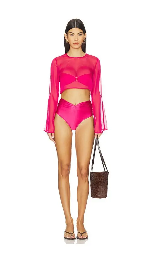 SHANI SHEMER Claire Bikini Bottom - Fuchsia
