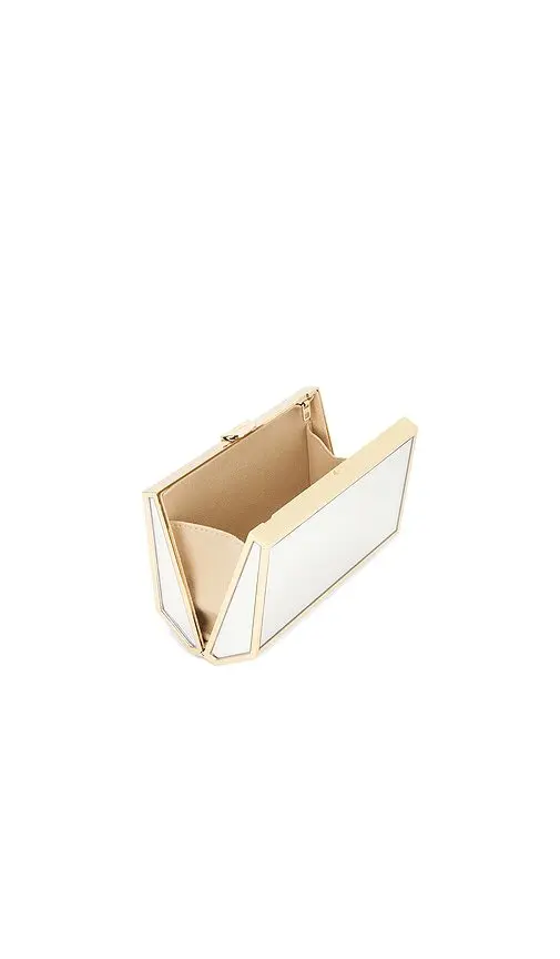 Simkhai Maddox Mirror Clutch - Gold