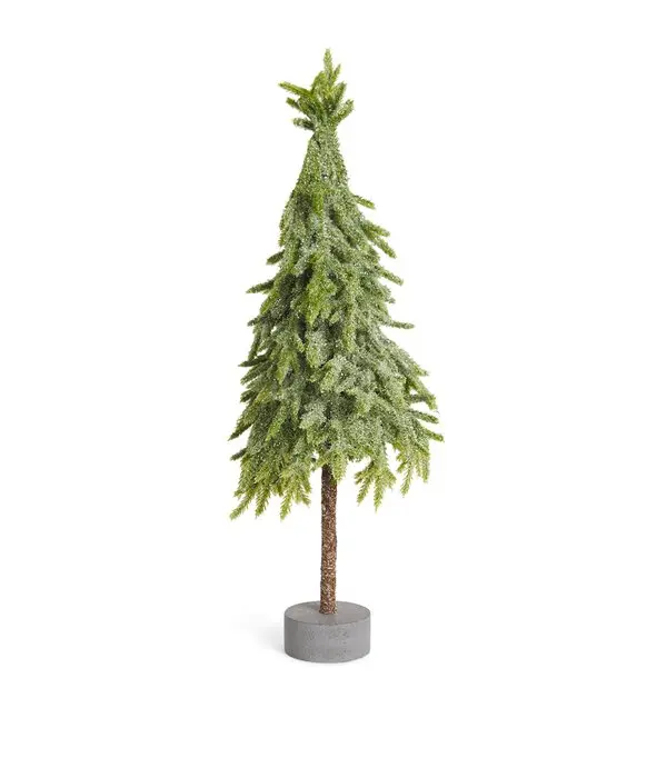 Harrods Mini Glitter Indoor Tree - Green