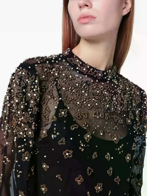 Farm Rio Beaded Blouse