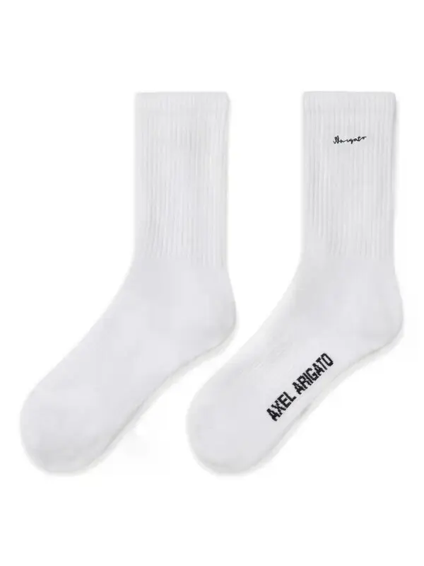 Axel Arigato Doodle Logo Socks - White
